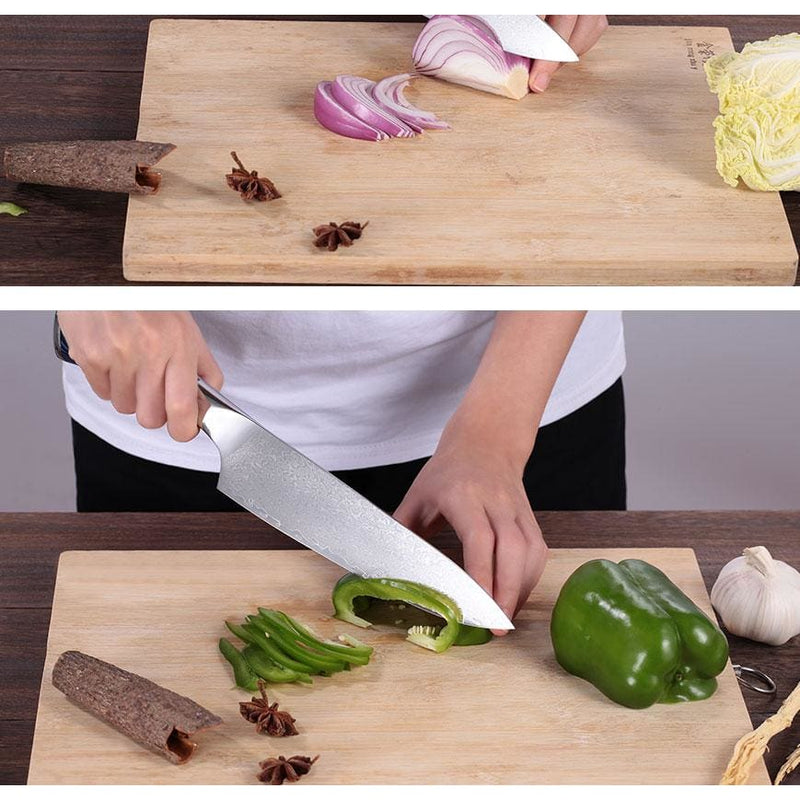 Kudamono Damascus Knife Kazuma - Japanese Knives - Sushi Knives – My ...