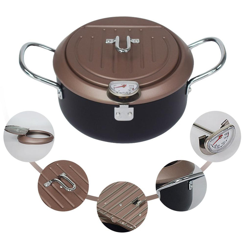 Tempura Pot Maemuki - Japanese Cooking Pots - My Japanese Home