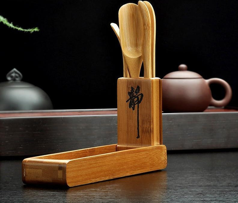 Tea Utensils Set Goshiki - Japanese Tea Utensils - My Japanese Home