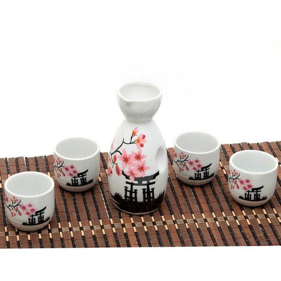 Sake Set Minato - Sake Cups - Ceramic Sake Sets - My Japanese Home